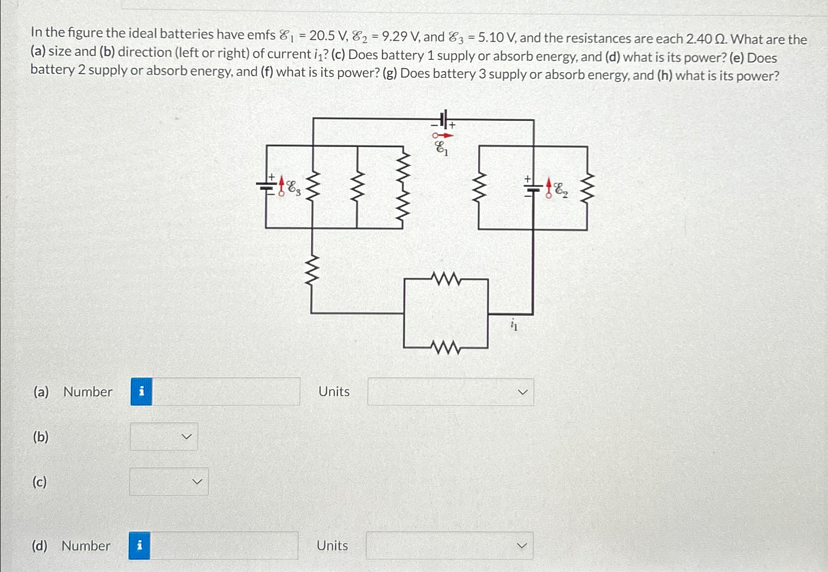 Solved In the figure the ideal batteries have emfs | Chegg.com