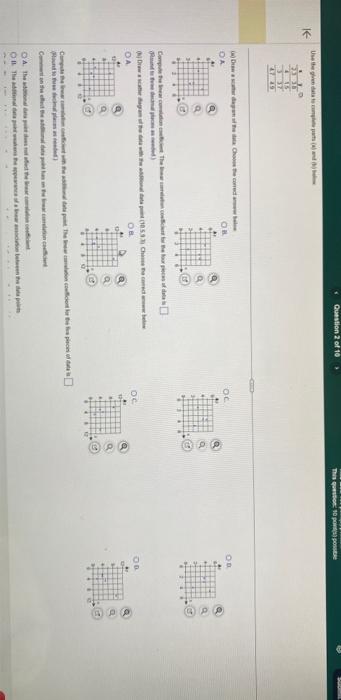 As. Compute the linear correlation coefficient with | Chegg.com