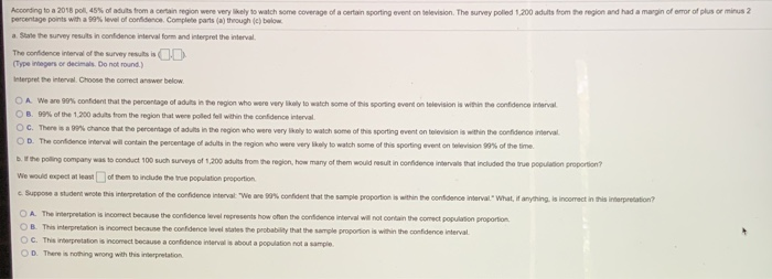 Solved percentage points with a 90% level of confidence | Chegg.com