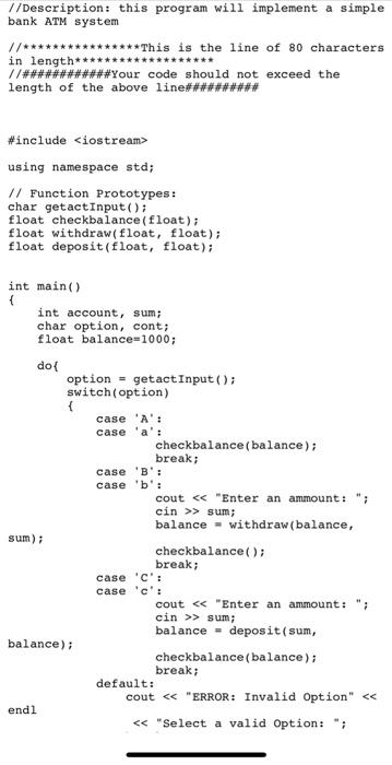 Solved Modify Lab 8 Programcpp To Create A Program That 7267