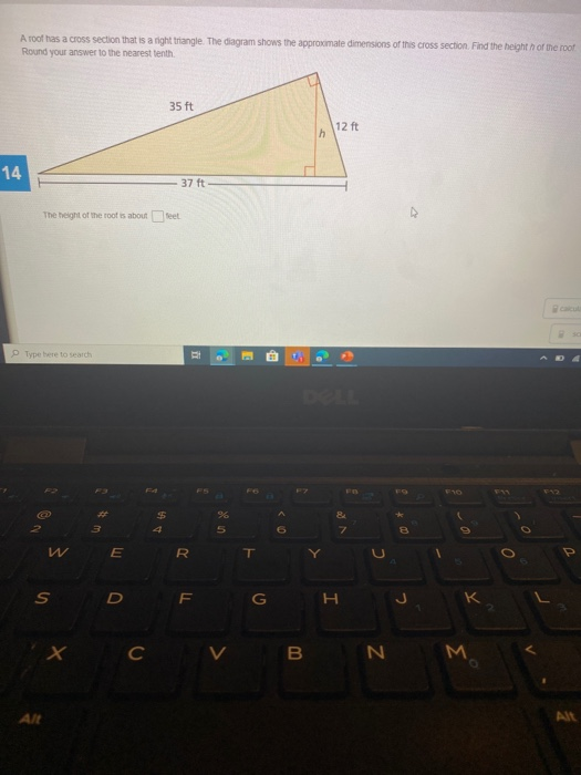 Solved A roof has a cross section that is a right triangle. | Chegg.com