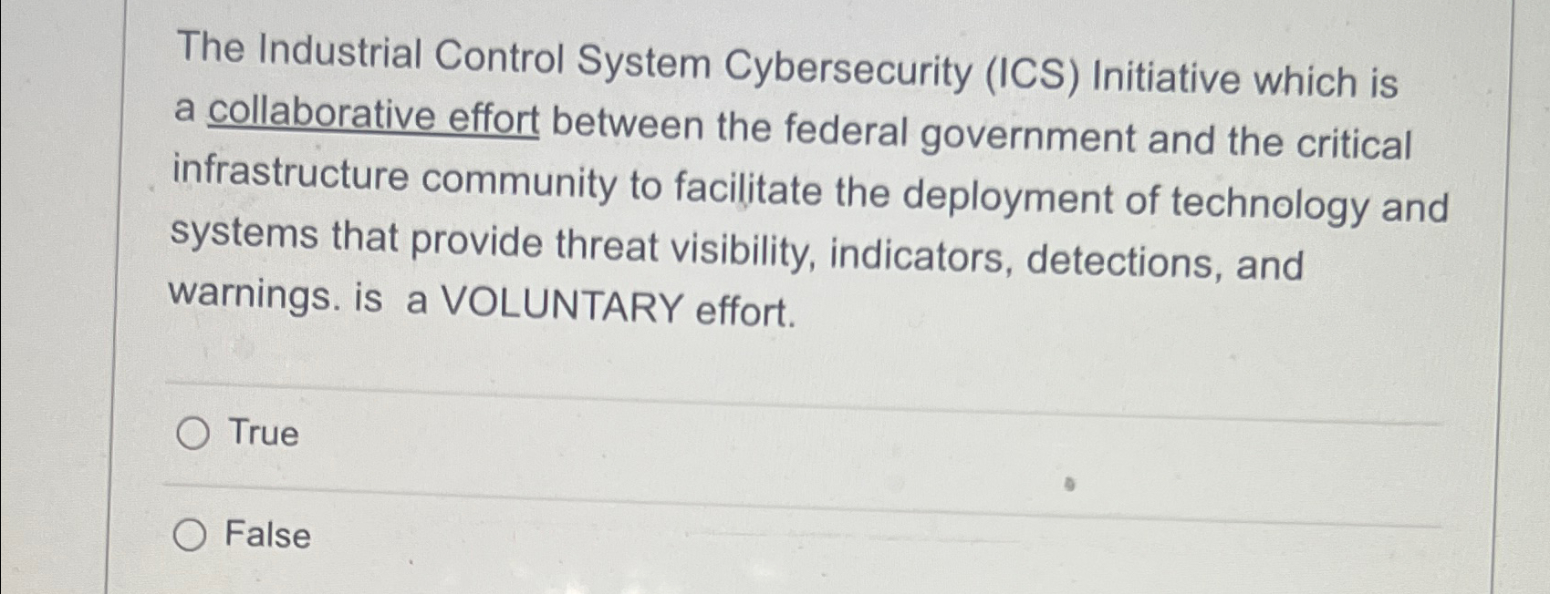 Solved The Industrial Control System Cybersecurity (ICS) | Chegg.com