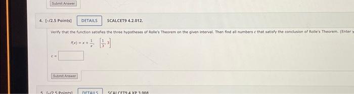 Solved Verify that the function satisfies the three | Chegg.com