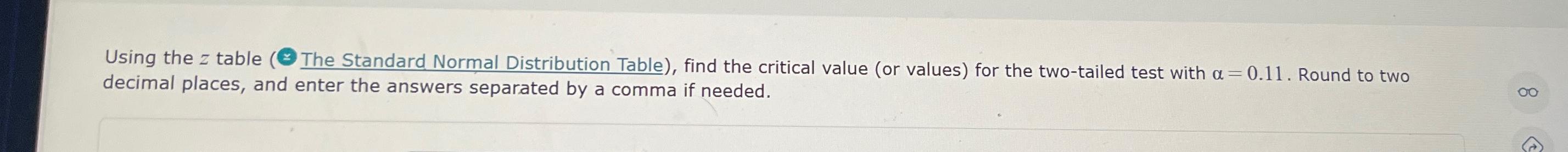 Solved Using the z ﻿table ( ?-The Standard Normal | Chegg.com
