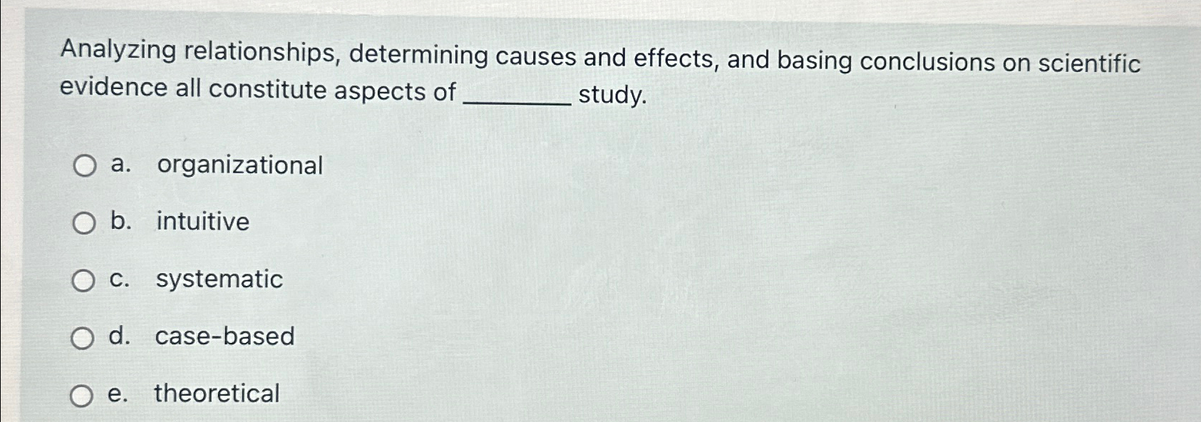 Solved Analyzing relationships, determining causes and | Chegg.com