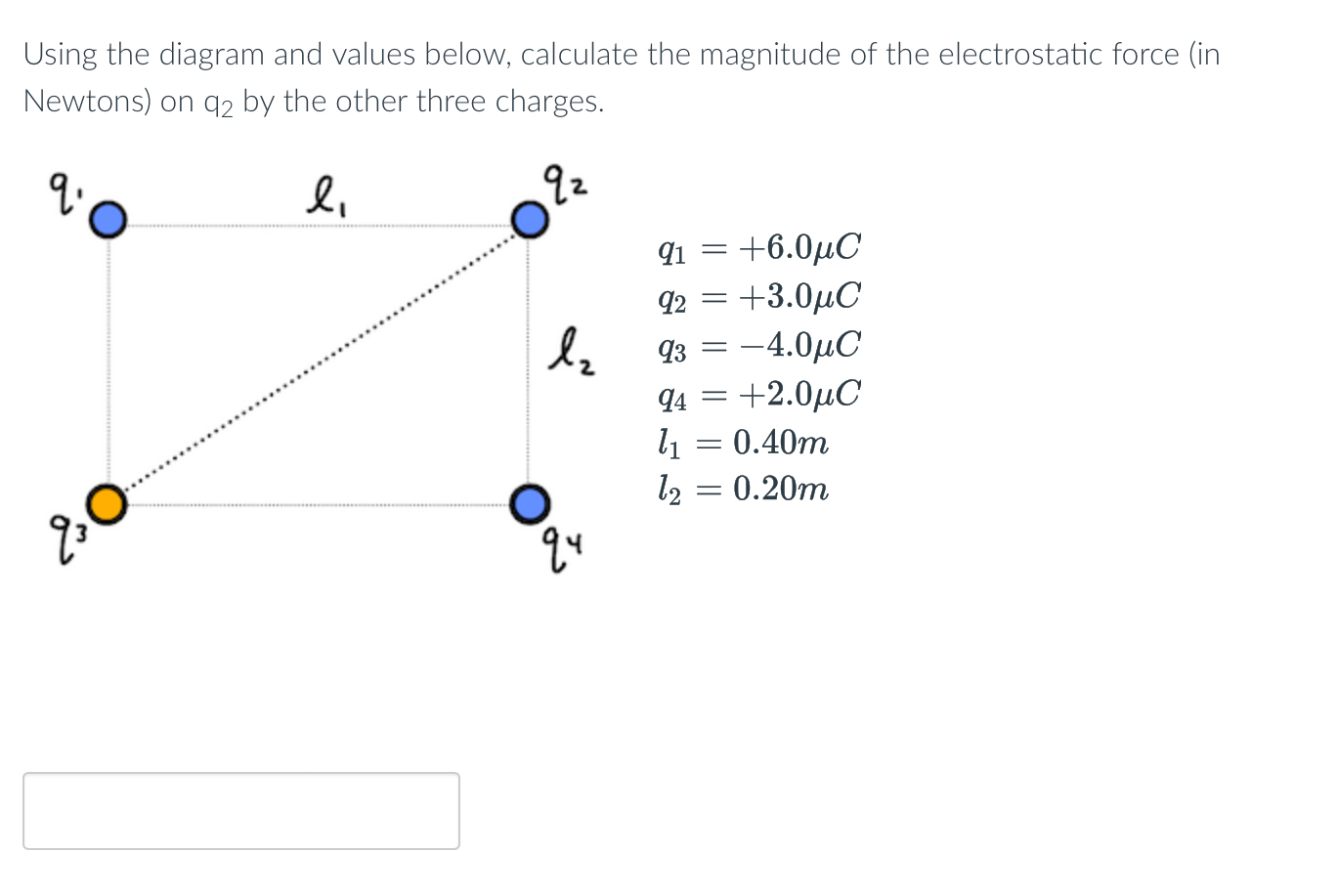 Solved Using the diagram and values below, calculate the | Chegg.com