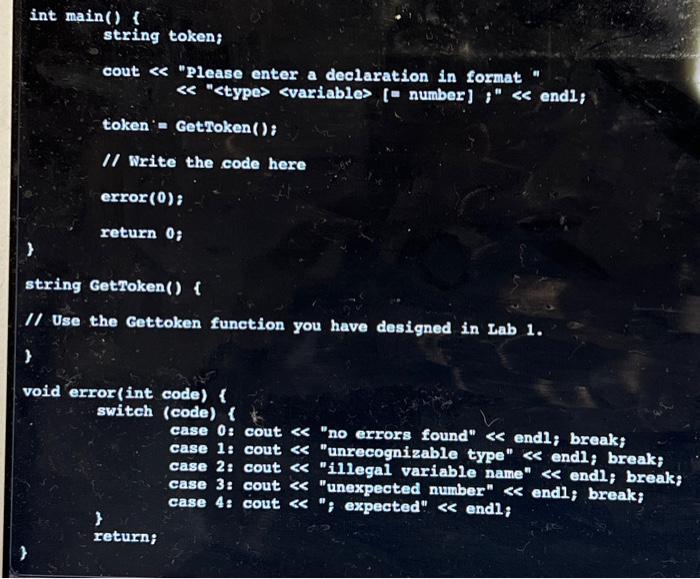 Solved // CS4303 Progratming Language concepts /1 Lab | Chegg.com