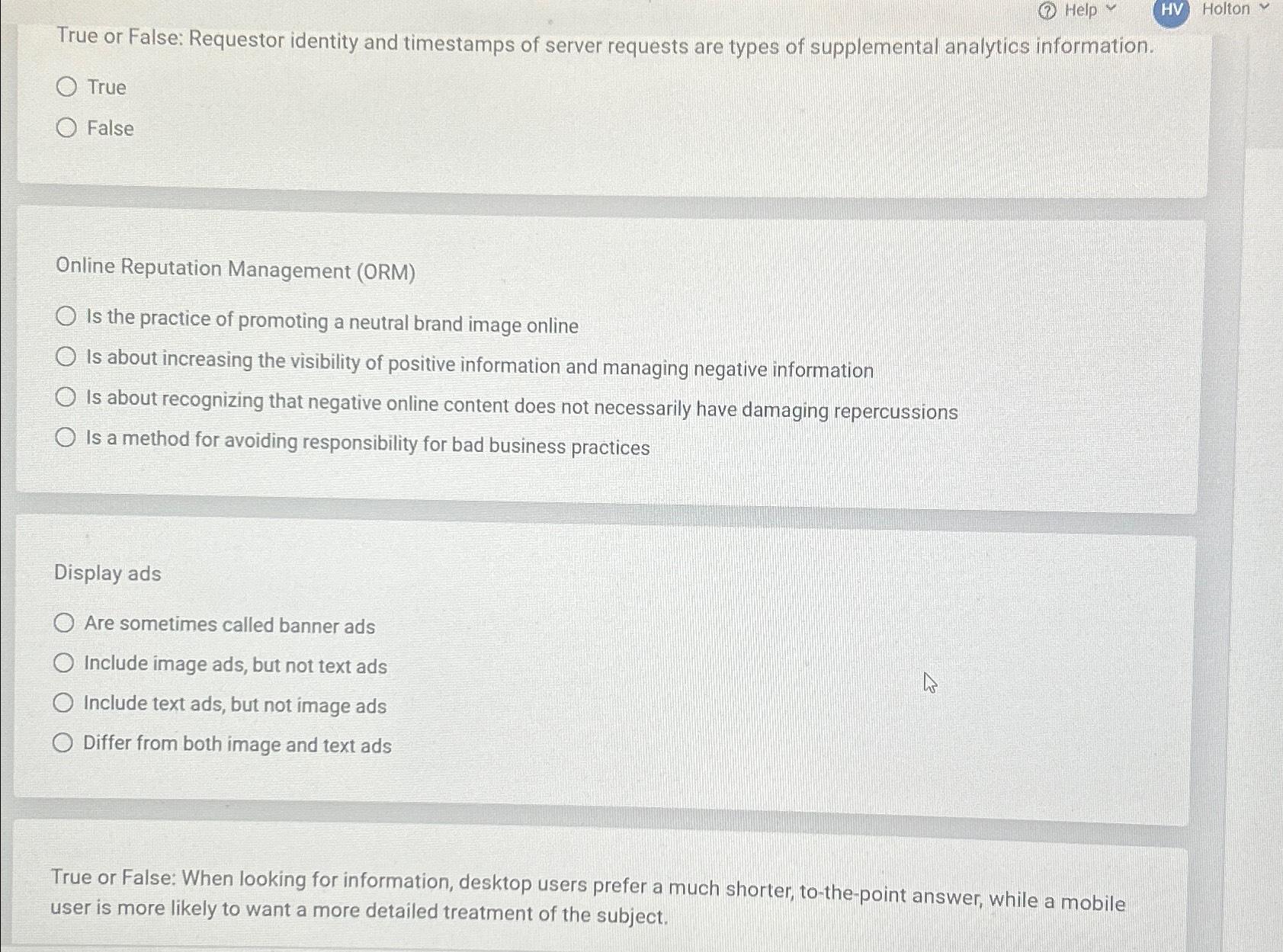 Solved True or False: Requestor identity and timestamps of | Chegg.com