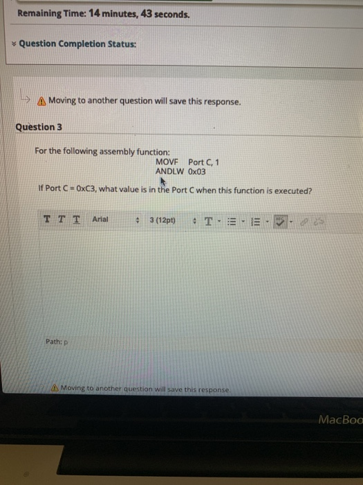 Solved Remaining Time: 14 minutes, 43 seconds. * Question | Chegg.com