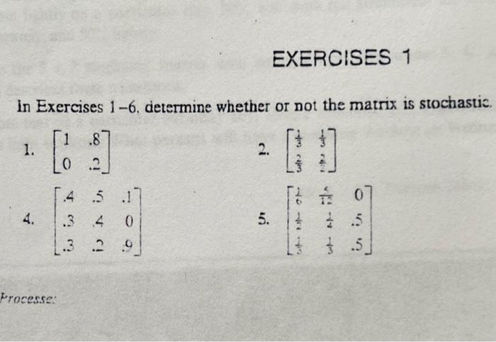 Solved EXERCISES 1 In Exercises 1-6. determine whether or | Chegg.com Solved EXERCISES 1 In Exercises 1-6. determine whether or | Chegg.com