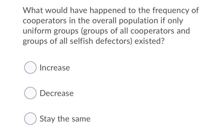 Solved Consider the Figure below about multi-level selection | Chegg.com