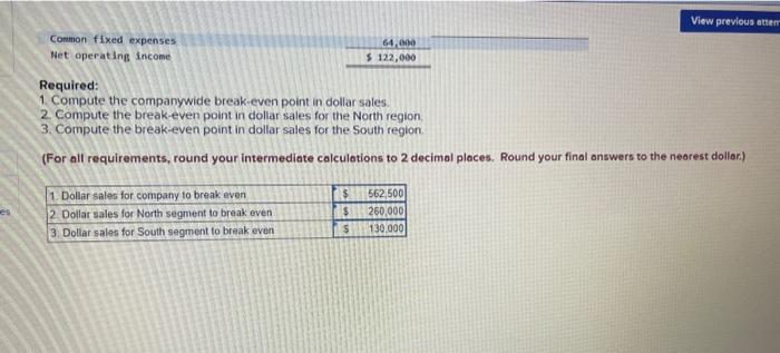 Solved Exercise 7-5 (Algo) Companywide and Segment | Chegg.com