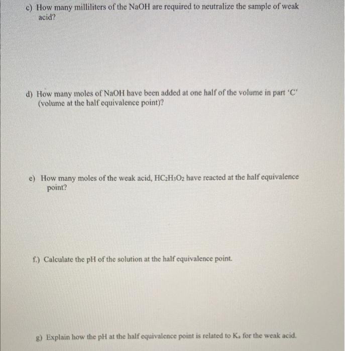 Solved Another Chem 1515 student was given a 100.0 mL sample | Chegg.com