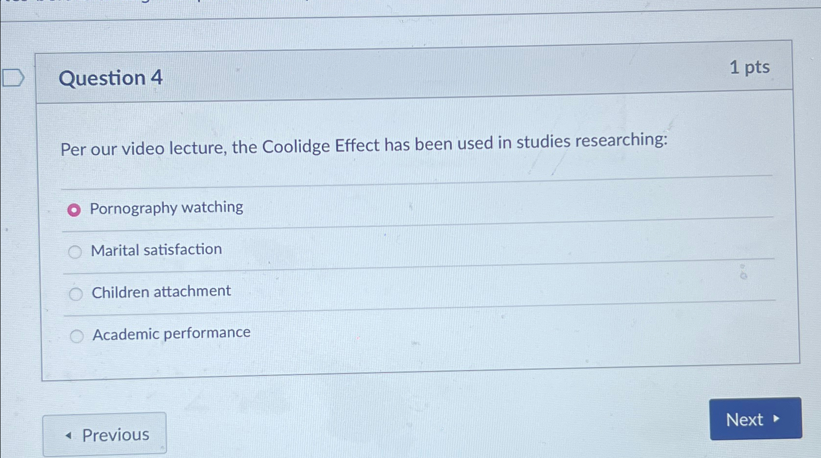Solved Question 41ptsPer our video lecture, the Coolidge | Chegg.com