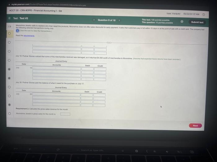 Risat the renusentints Jyly 2. Gold spo.000 of | Chegg.com