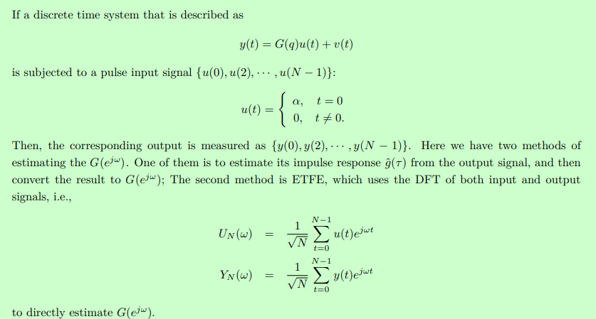 Solved If A Discrete Time System That Is Described 