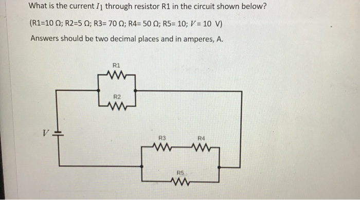 Solved What is the current I1 through resistor R1 in the | Chegg.com