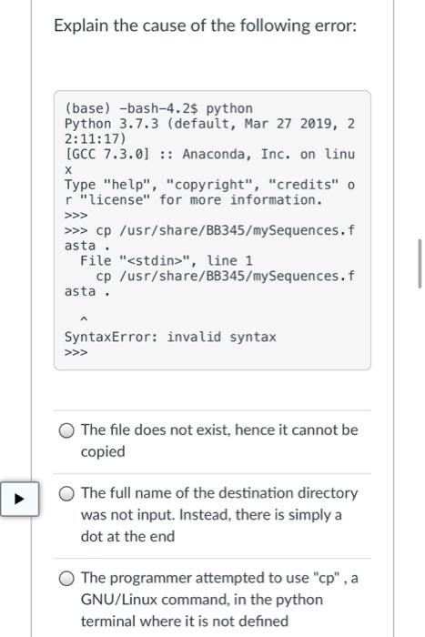 Solved What is the meaning of the + operator in python? | Chegg.com