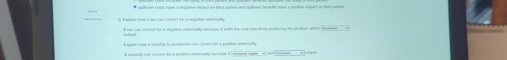 Solved spillover costs have a negative impact on third | Chegg.com Solved spillover costs have a negative impact on third | Chegg.com