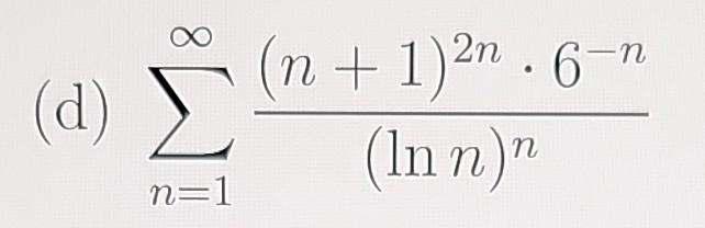 Solved Determine whether the series is convergent or | Chegg.com