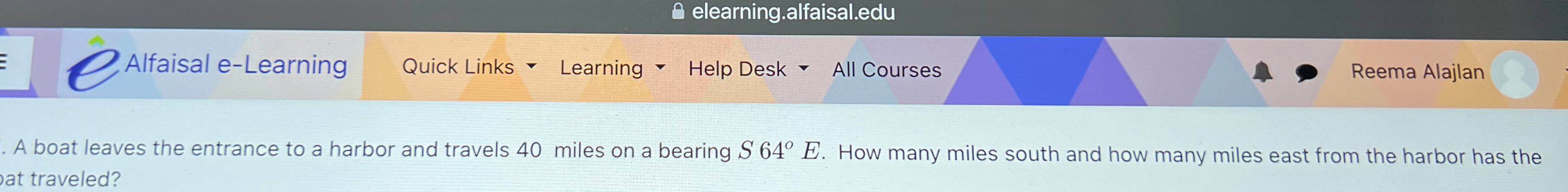 Solved elearning.alfaisal.eduAlfaisal e-LearningQuick | Chegg.com