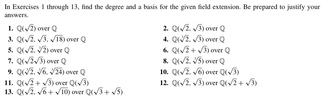 Solved 8 ﻿PLEASEIn Exercises 1 ﻿through 13, ﻿find the degree | Chegg.com