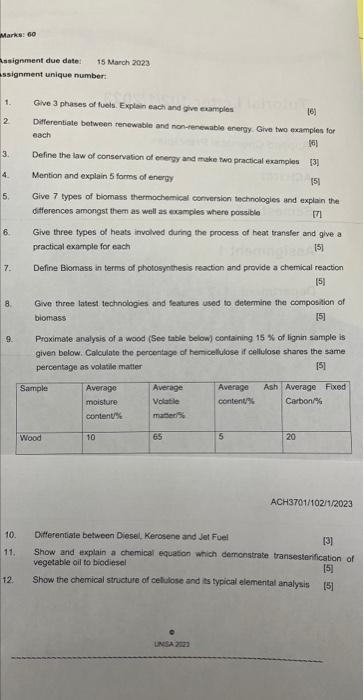 Assignment due datet 15 March 2023 ssignment unique | Chegg.com
