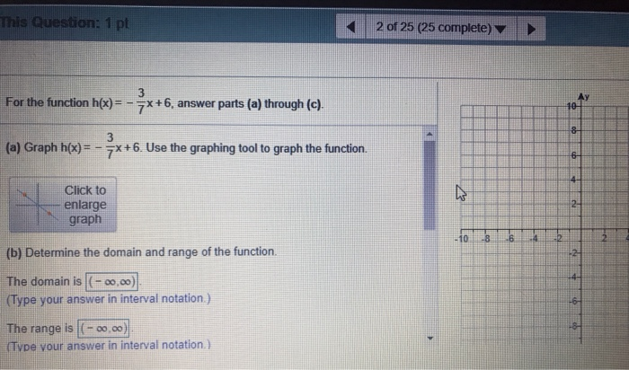 Solved QUES 16/ 2-what does the graph look like ?did I get | Chegg.com