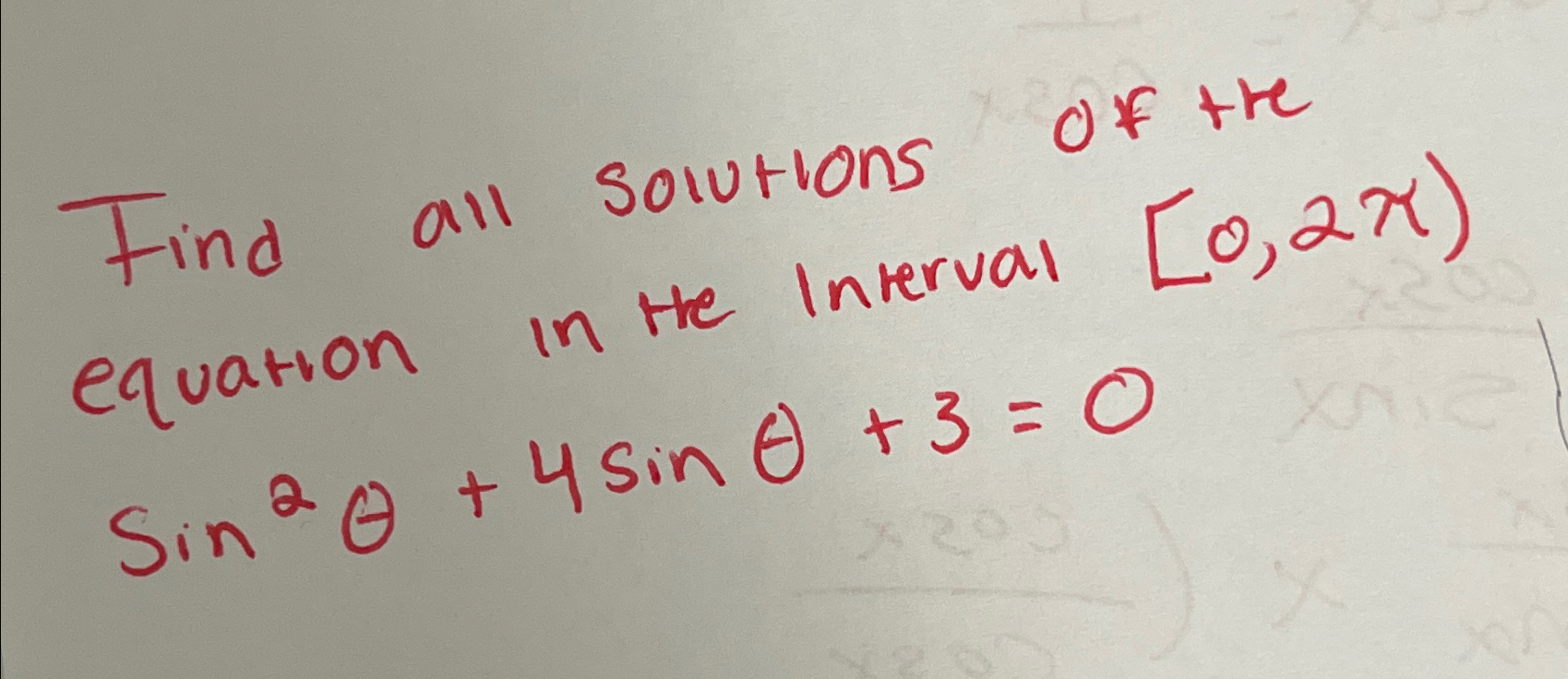 Solved Find all solutions of the equation in the interval | Chegg.com