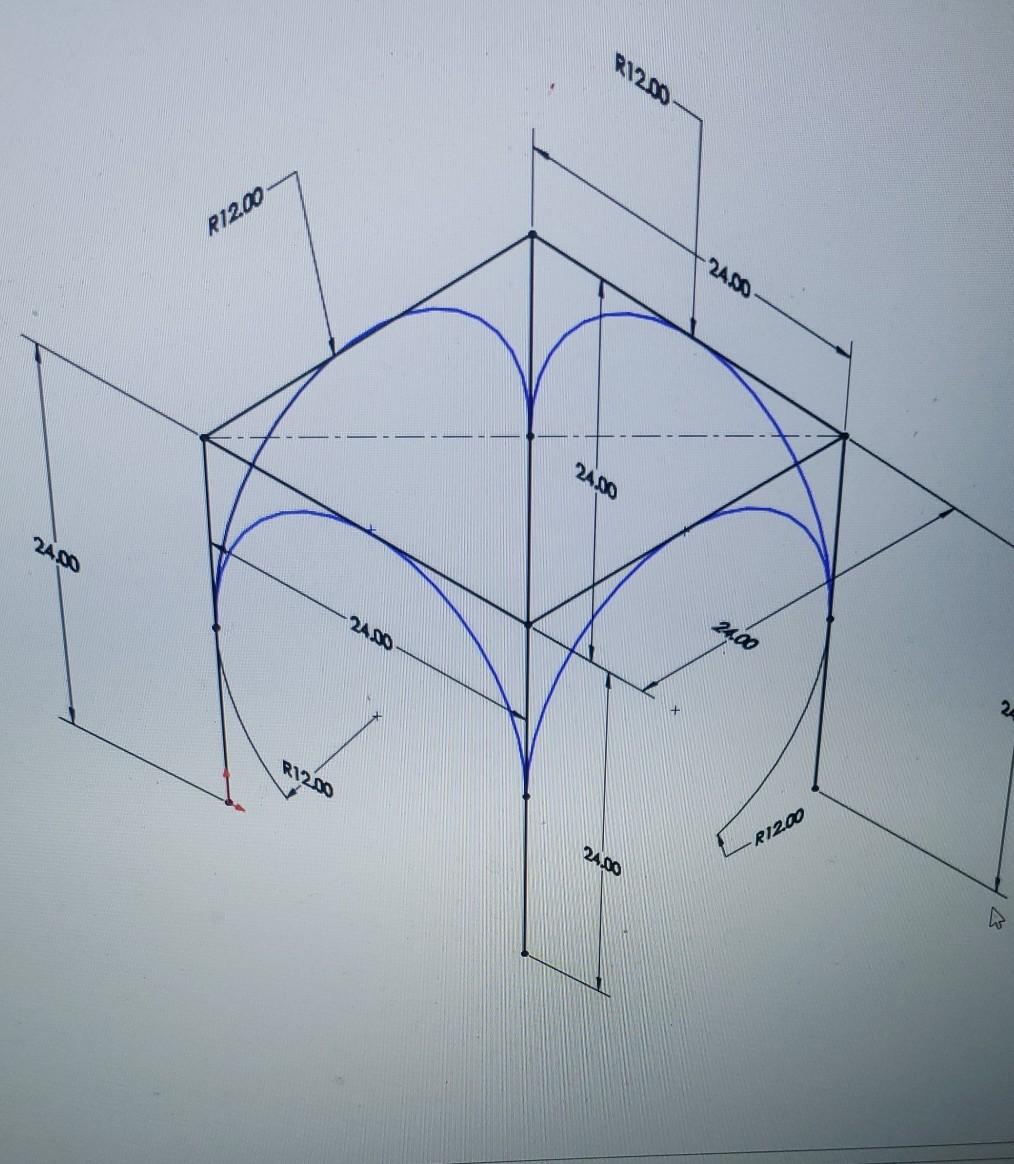 Solved Solidworks. I am confused where it says " All Arcs 3 | Chegg.com