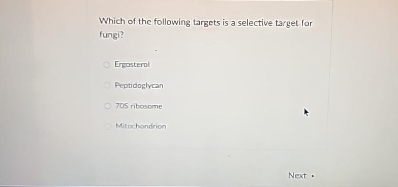 Solved Which of the following targets is a selective target | Chegg.com