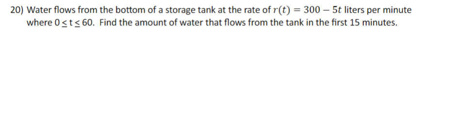 Solved Water flows from the bottom of a storage tank at the | Chegg.com