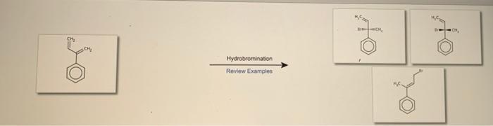 Solved CH2 CH :Br-H CH CH Hydrobromination Review Examples | Chegg.com