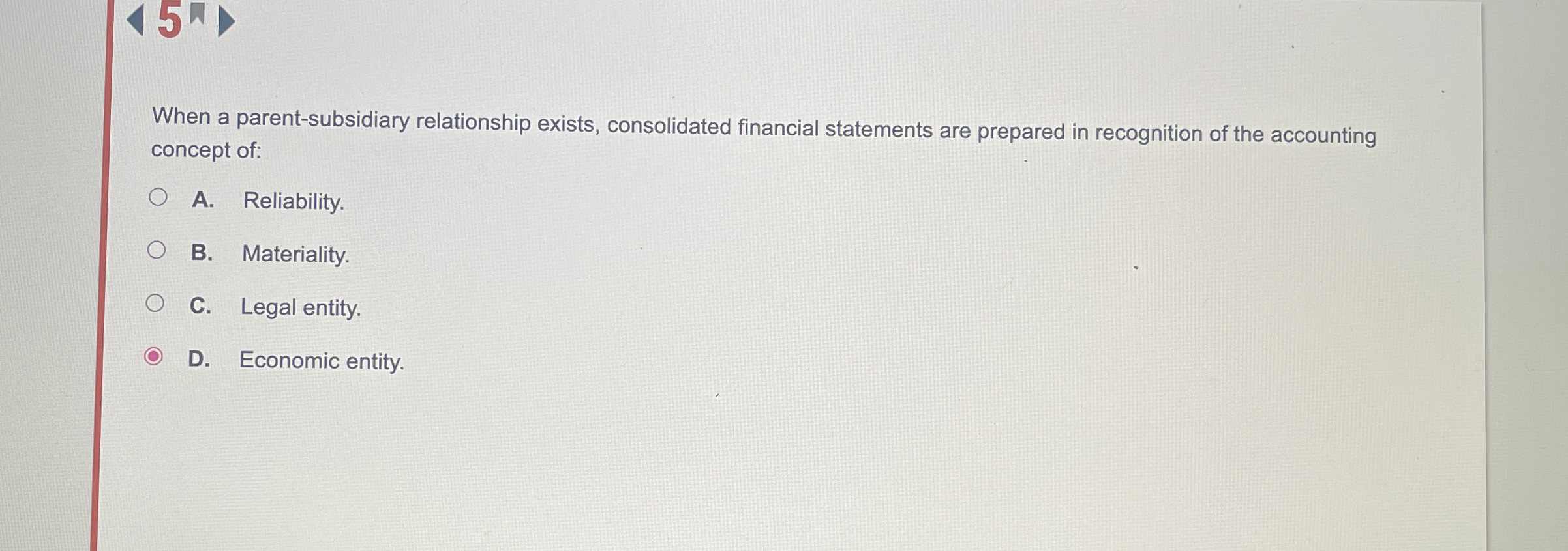 Solved When a parent-subsidiary relationship exists, | Chegg.com