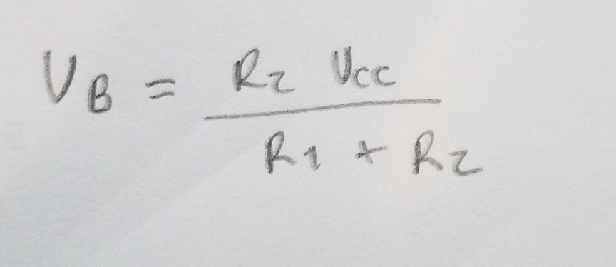 Solved UB = Rz Ucc R1 + R2 2 | Chegg.com