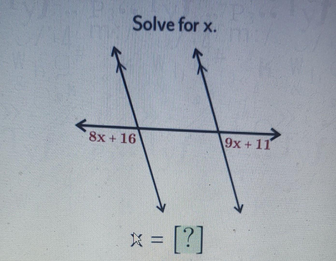 Solved Solve For X 8x 16 9x 11 Chegg solved-solve-for-x-8x-16-9x-11-chegg