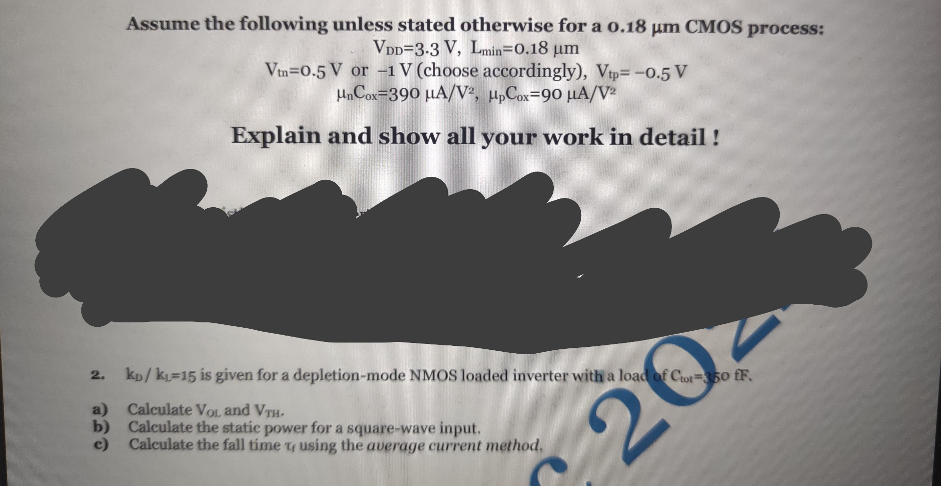 Solved Assume the following unless stated otherwise for a | Chegg.com