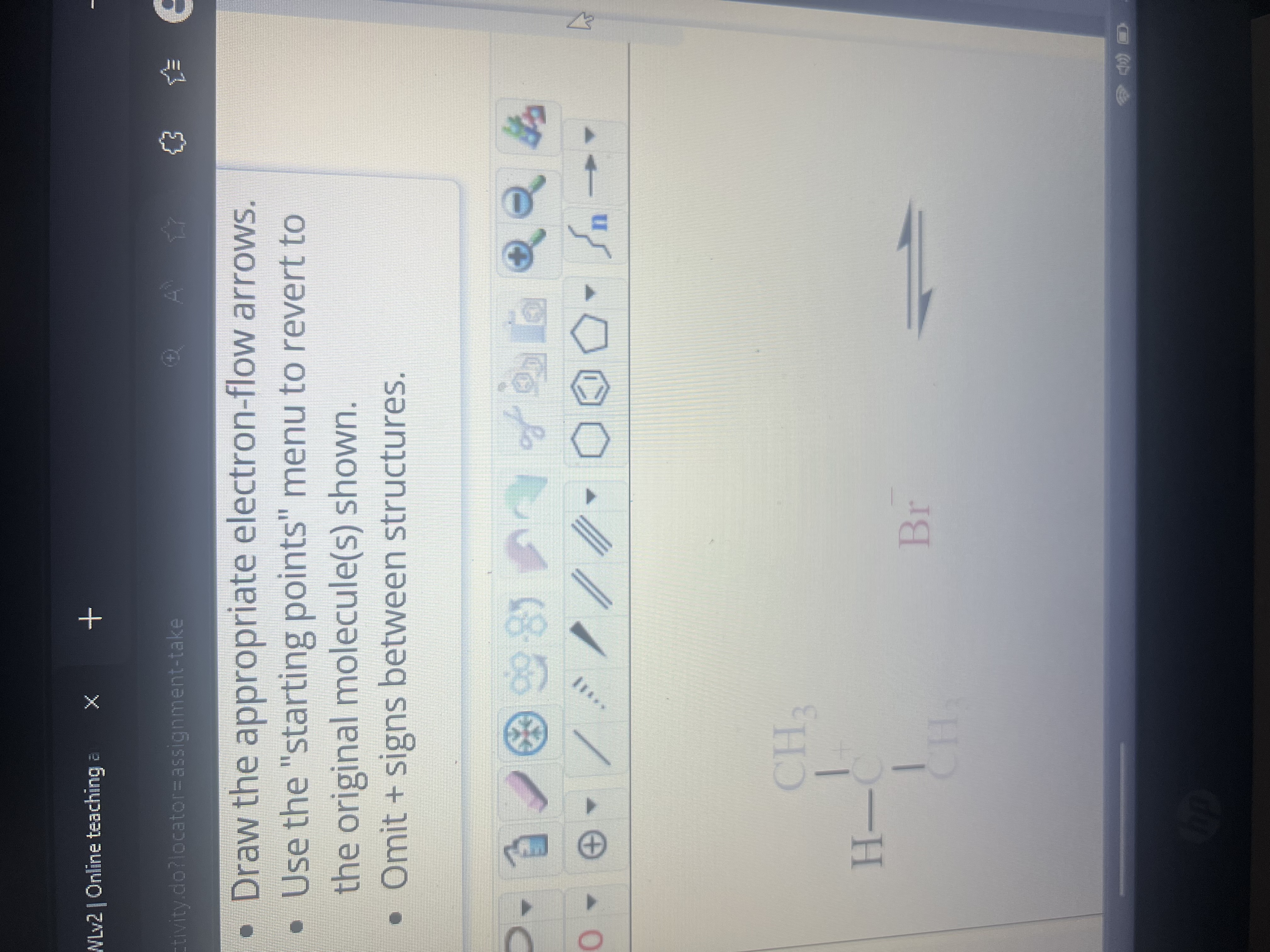 Draw the appropriate electron-flow arrows.- ﻿Use | Chegg.com