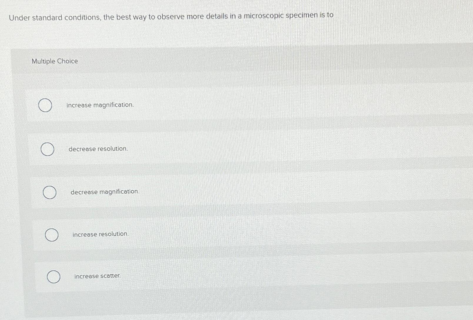 Solved Under standard conditions, the best way to observe | Chegg.com