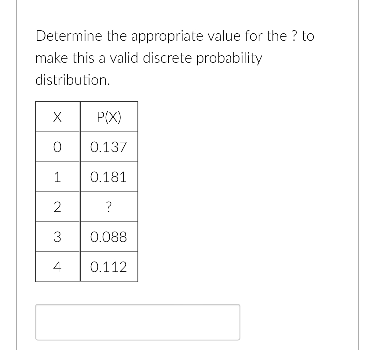 Solved Determine the appropriate value for the ? ﻿to make | Chegg.com