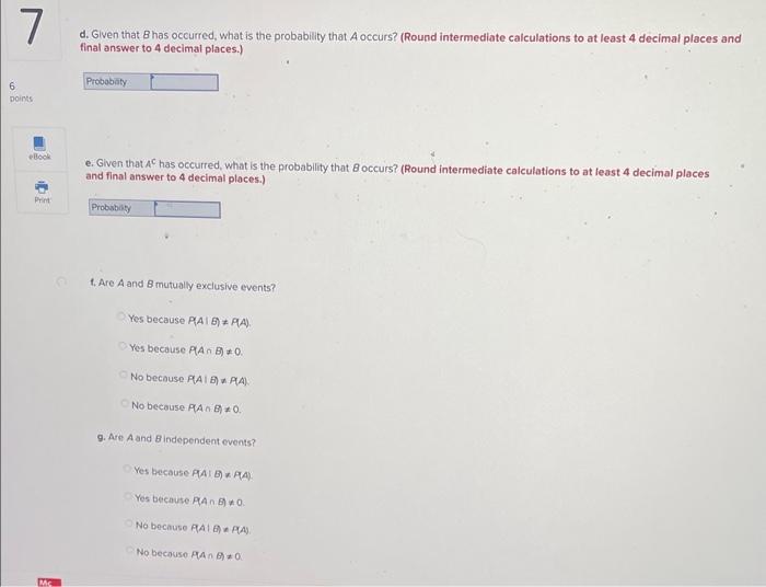 Solved Consider the following contingency table. a. Convert | Chegg.com