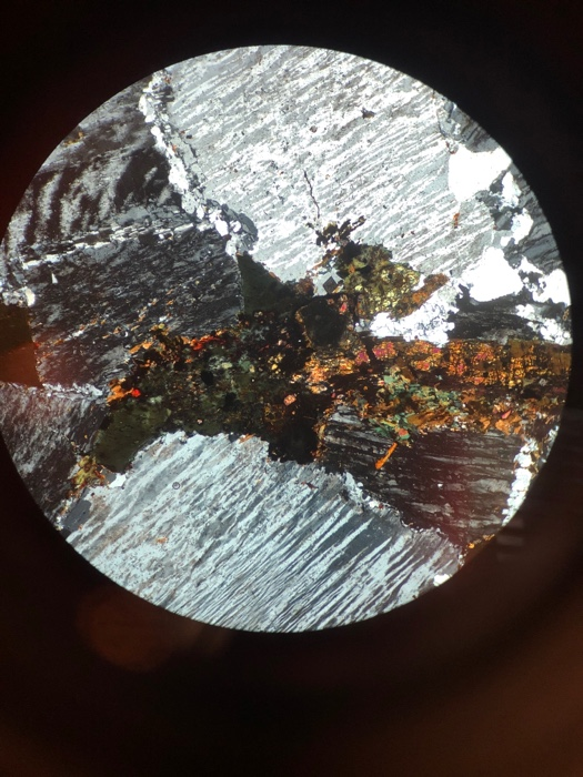 Solved thin section minerals identify them with the | Chegg.com