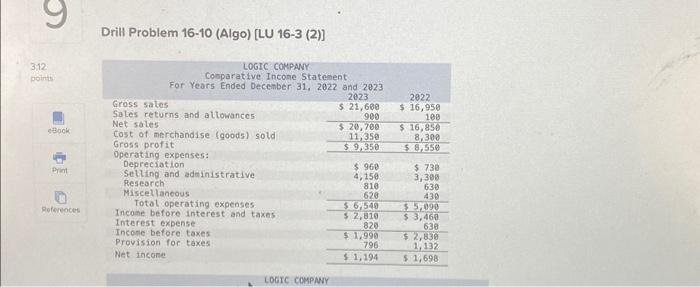 Solved Calculate the average day's collection ratio. Note: | Chegg.com