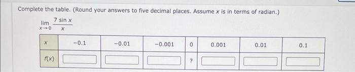 Solved Complete the table. (Round your answers to five | Chegg.com Solved Complete the table. (Round your answers to five | Chegg.com