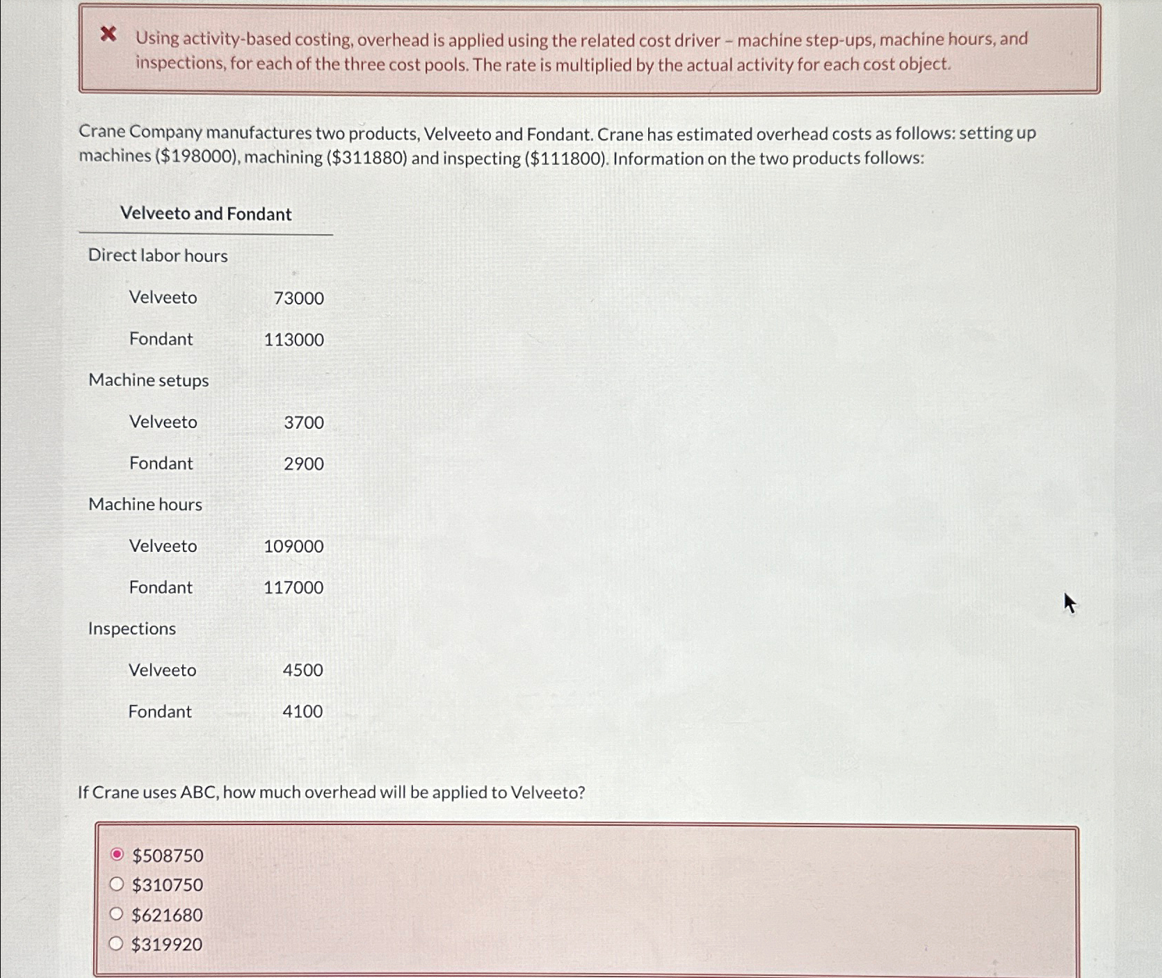 Solved Using activity-based costing, overhead is applied | Chegg.com