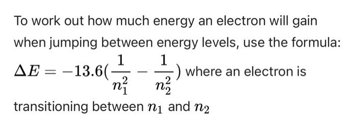 Solved why do we take square and reciprocal of each energy | Chegg.com