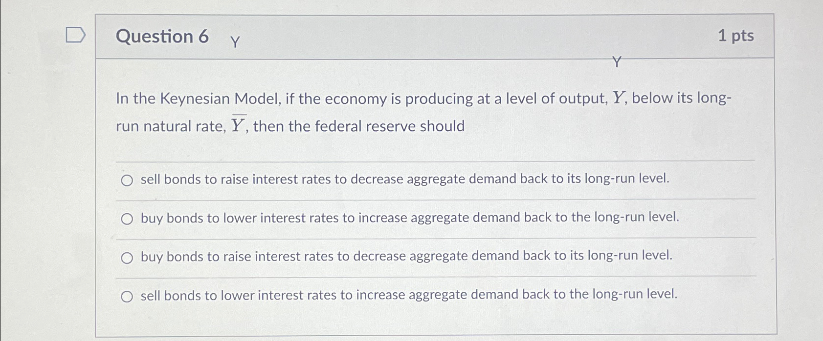 Solved Question 61 ﻿ptsIn the Keynesian Model, if the | Chegg.com