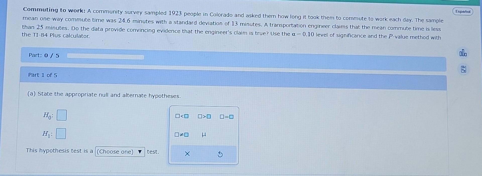 Solved Commuting to work: A community survey sampled 1923 | Chegg.com