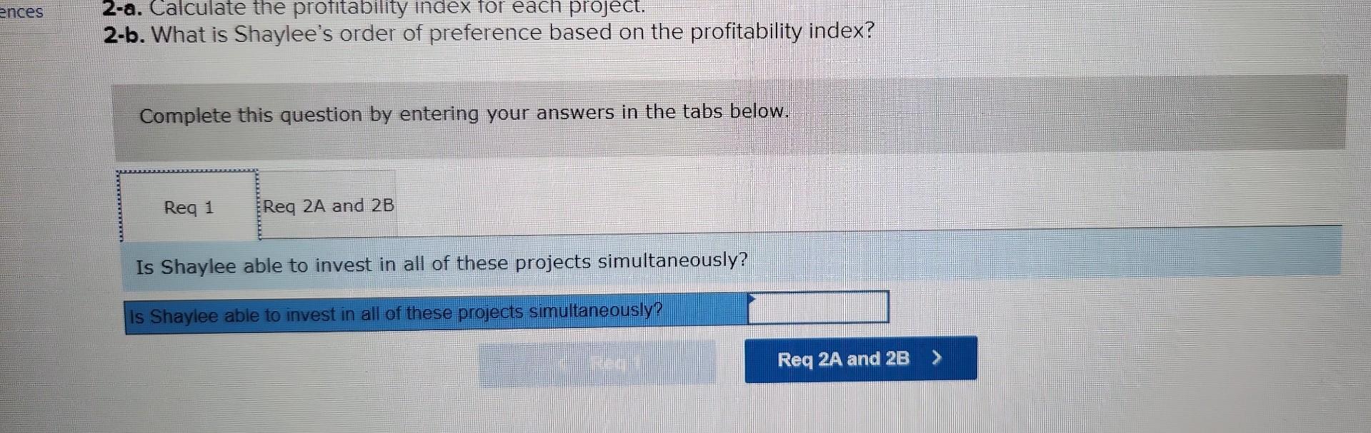 Solved E11-8 (Algo) Comparing Projects Using Profitability | Chegg.com