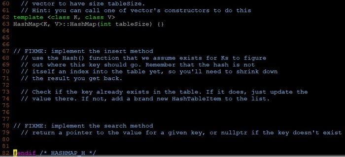 Solved 1 tiende HASHMAP_H 2 #define HASHMAP H 3 4. include | Chegg.com